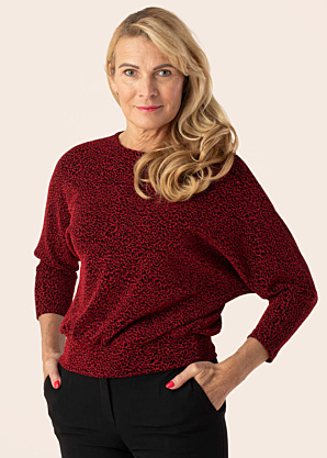 Kairi Vilderson pidulik pluus, Punane, Metallik | WEEKEND