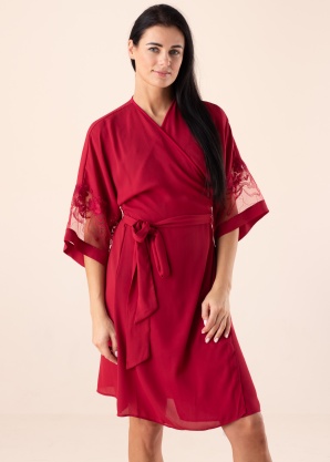 Lauma hommikumantel, Bordoopunane, Punane | WEEKEND