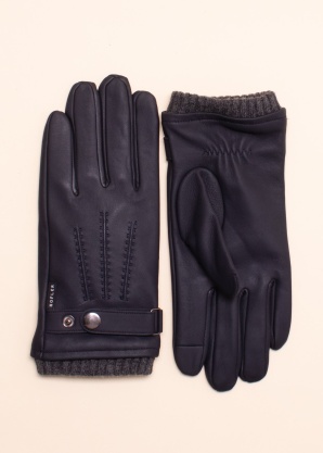 Hofler nahast kindad, Must, Tumesinine/Navy | WEEKEND