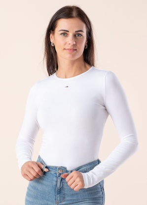 Tommy Jeans bodi Essential, Valge | WEEKEND